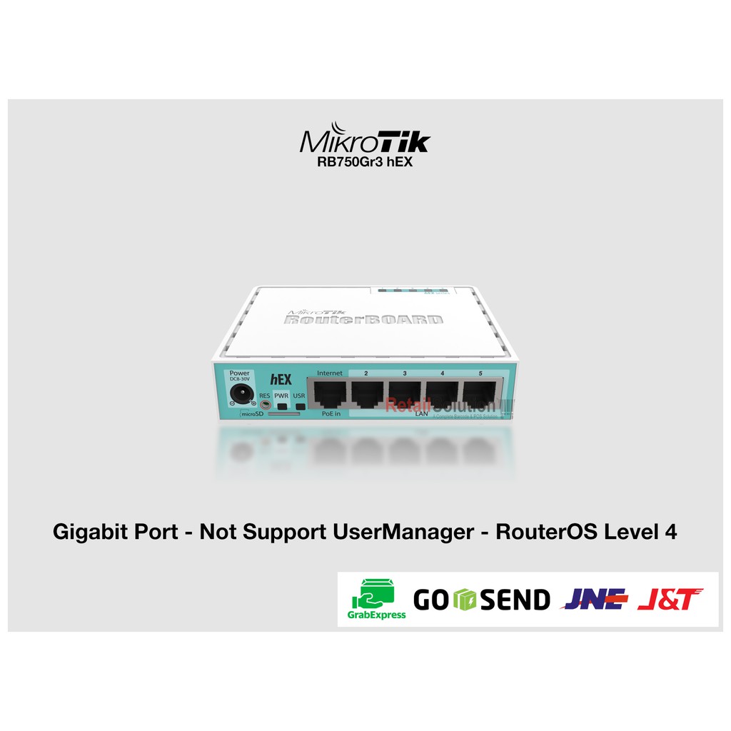 Mikrotik Routerboard RB750Gr3 hEX | Shopee Malaysia