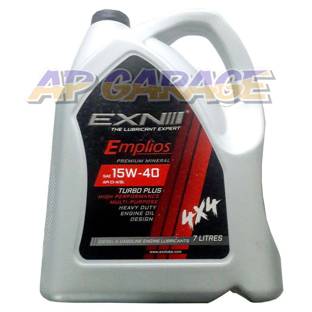 EXN EMPLIOS SAE15W40 Turbo Plus High Performance Multi Purpose Heavy ...