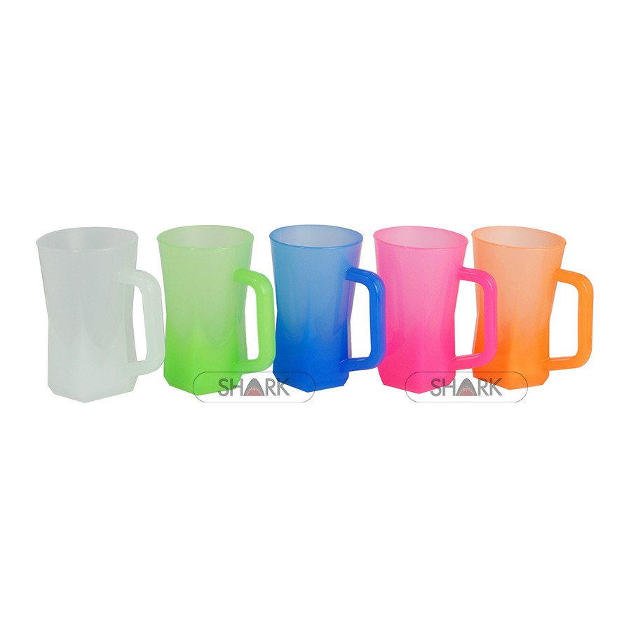 (SET OF 6) 350ml Plastic PP Cups Drinking Cups Reusable Hot & Cold ...