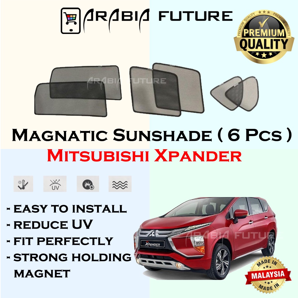 Mitsubishi Xpander SUV MPV 6pcs Magnetic Sunshade Car Window Sun Shade ...