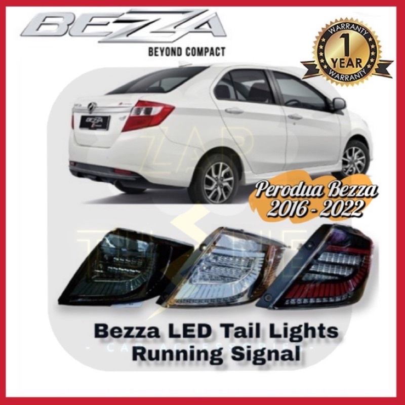 (Ready Stock) PERODUA BEZZA 2016-2022 DRAGON LED TAILLAMP TAILLIGHTS ...