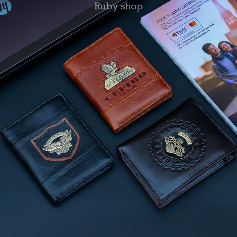 Cowhide men's wallet | Top Most Beautiful Models CEFIRO 1997 | Handmade ...