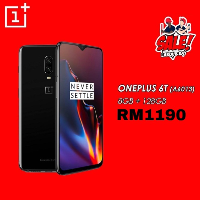 Used Oneplus 6 One Plus 6t 64GB 128GB Original Fullset Andriod Phone ...