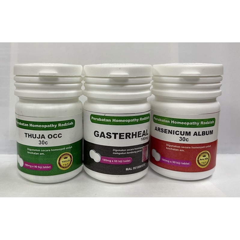 Set Detox Homeopathy Remedy ARS, THUJA, GASTERHEAL | Shopee Malaysia