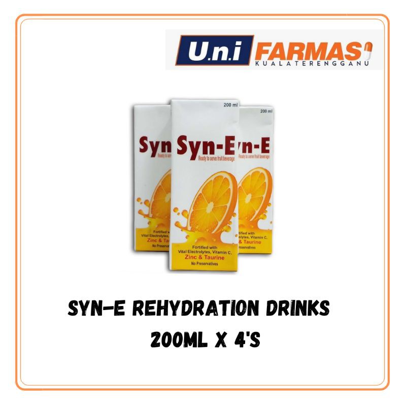 SYN-E REHYDRATION DRINKS 200MLx4'S/15'S | Shopee Malaysia