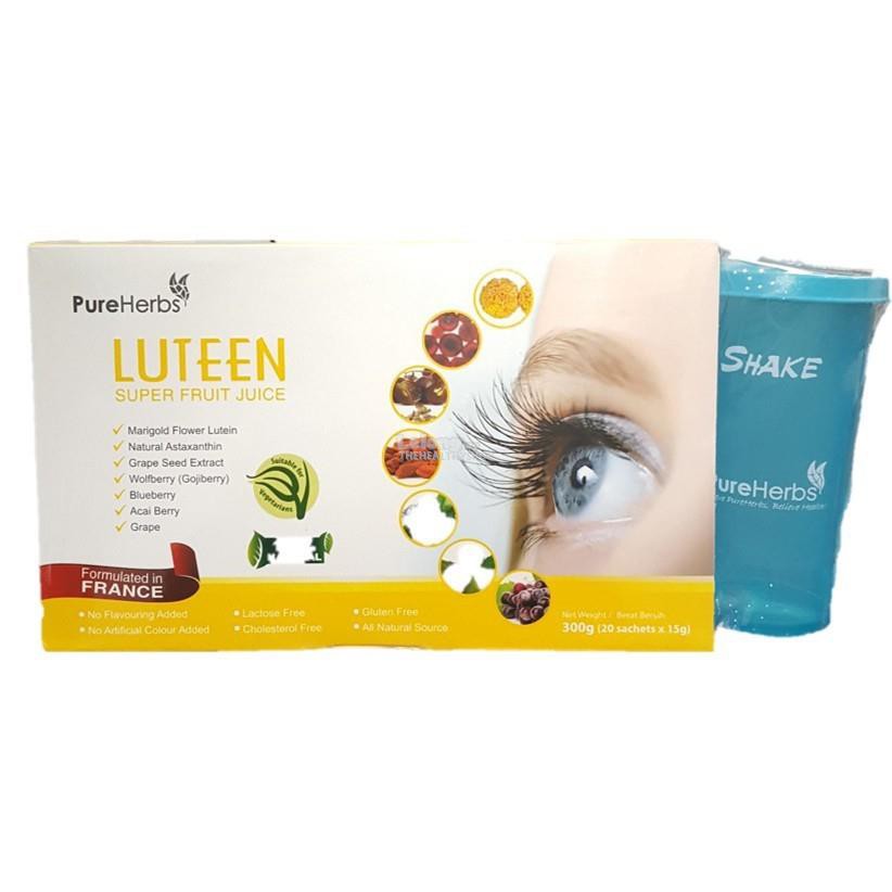 Pureherbs Luteen Super Fruits (20 sachets)FREE SHAKER | Shopee Malaysia