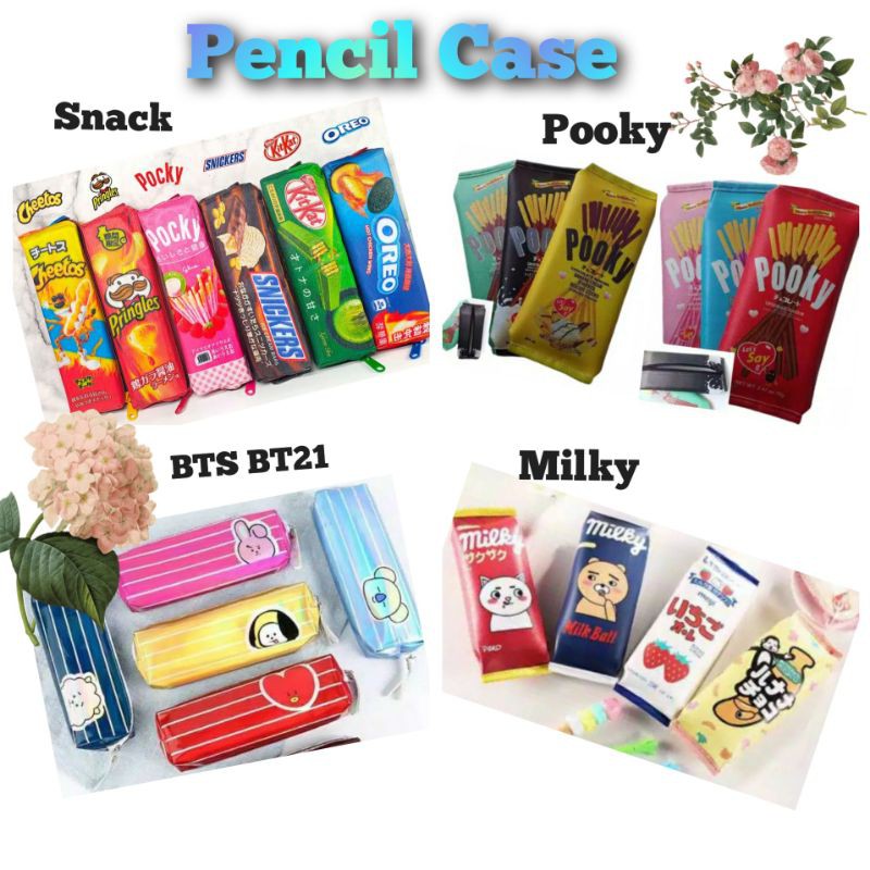 Pencil CASE/PENCIL CASE/PENCIL CASE CUTE Unique CUTE MILK POCKY WBB ...