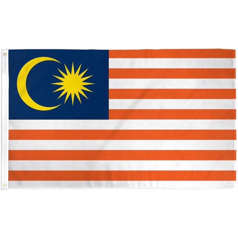 Bendera Malaysia 1x2 2x4 3x6 2x8 3x12 8x32 Car Flag Motor Flag Hand ...