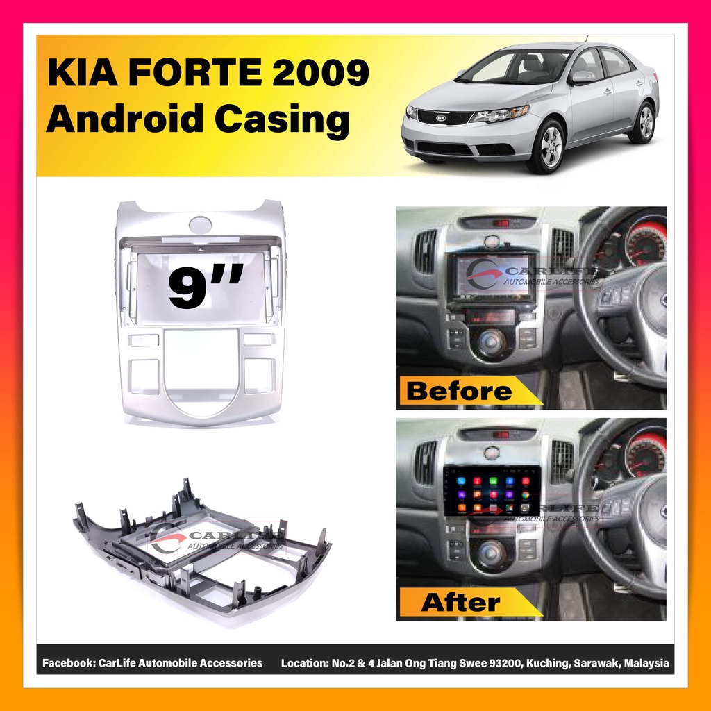 Kia Forte 2009 9" ( Auto ) Android Casing | Shopee Malaysia