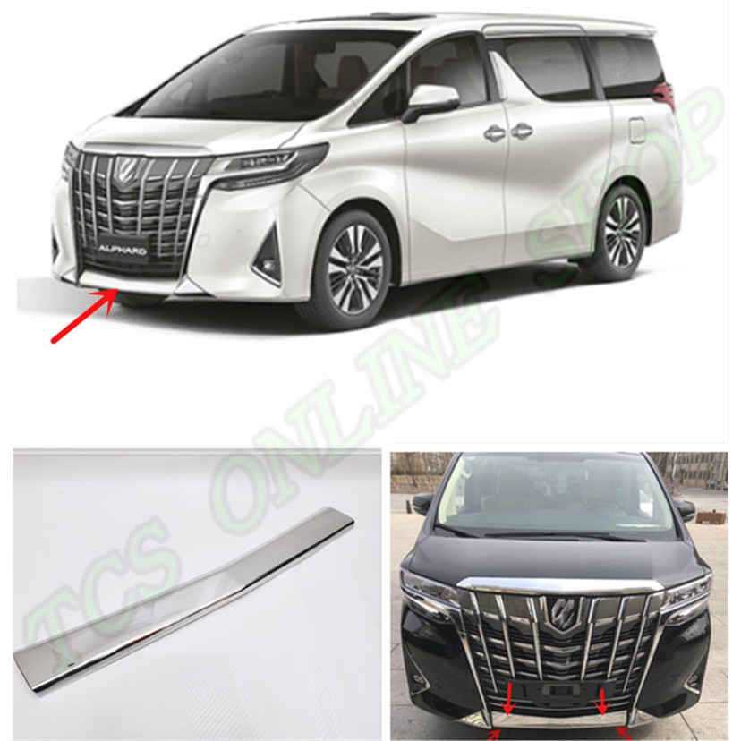 TOYOTA ALPHARD 30 2018-2020 (NORMAL) Front Bumper Protector Guard Cover ...