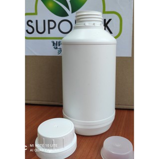 BOTOL HDPE 500 ML - BULAT, TEBAL DAN TAHAN PANAS ( INSERT + LOCK CAPS) | Shopee Malaysia