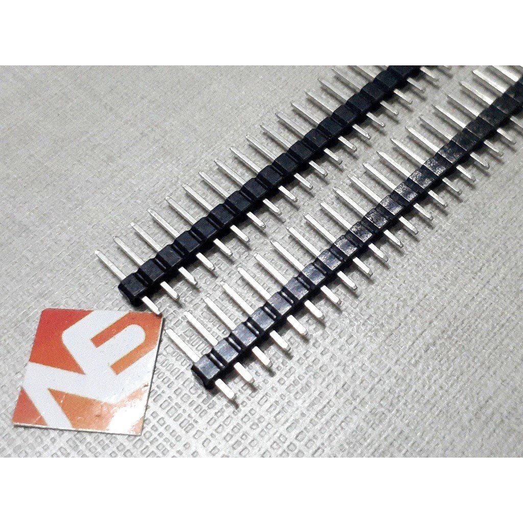 Straight Header 1x40 Connector Male Pin 2pcs Single Row 40 | Shopee ...