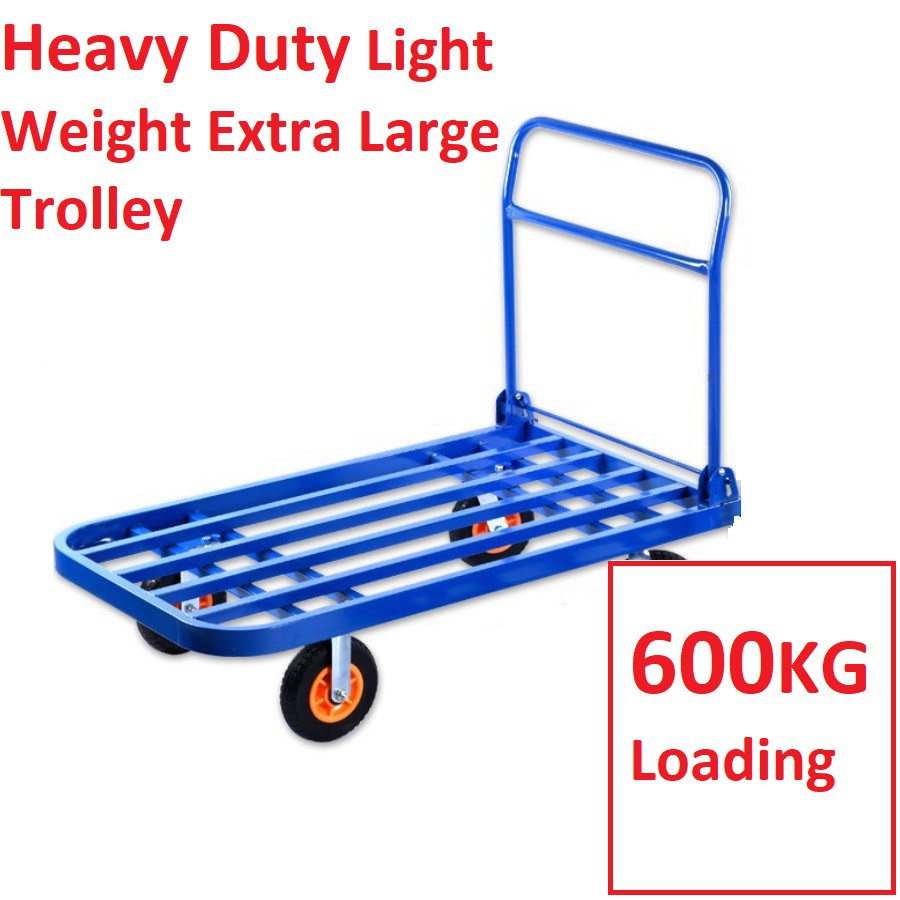 Extra Large 1.2 meter Trolley 600KG Heavy Duty Light Weight Extra Long ...