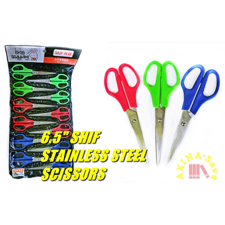 AKINA SAVE 709 Shif 6.5" Stainless Steel Colour Scissor handmade ...
