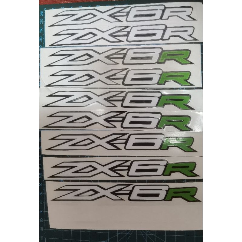 Kawasaki ZX6-R zx6 zx636 zx6r vinly decal sticker | Shopee Malaysia