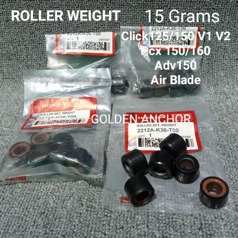 Flyball Roller weight Honda Click 125/150 V1 V2 /Pcx 150/160 Adv 150 ...