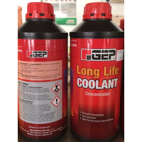 ORIGINAL GEP Long Life Coolant Concentrated 1L ORIGINAL | Shopee Malaysia