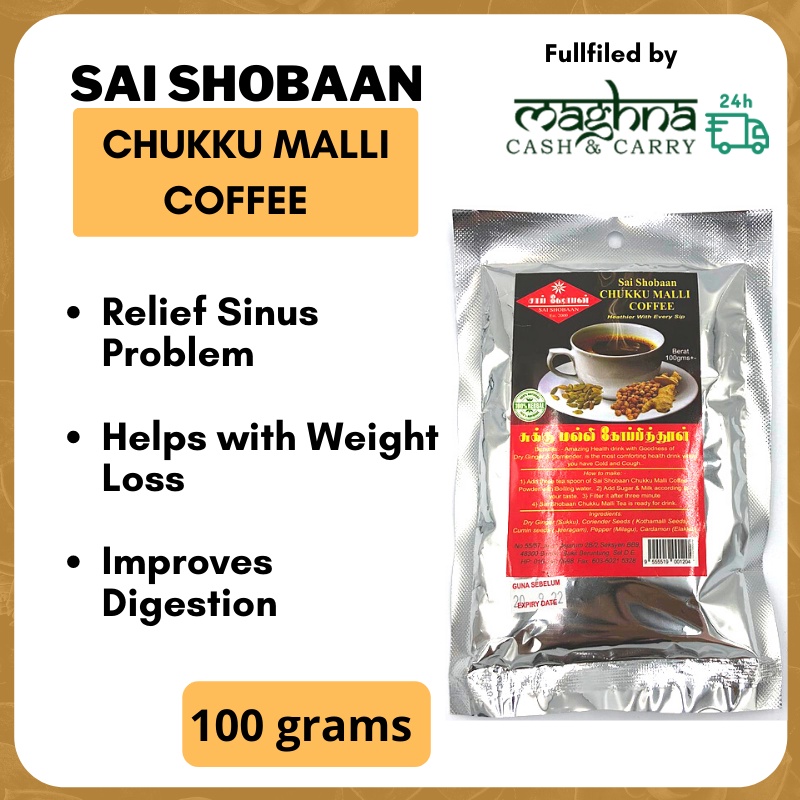 Sai Shobaan Chukku Malli Coffee 100 gm (Refill Pack) | Shopee Malaysia