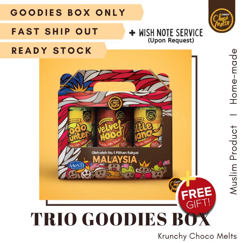 KCM Trio Goodies Box - Gift Box Set - Merdeka Edition (BOX ONLY ...