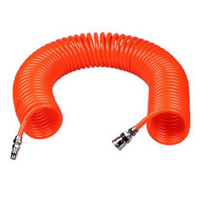 MKR 6m 9m 12m 15m PU PE Air Compressor Spiral Hose / Recoil Air Hose / Pneumatic Compressor Hose ...