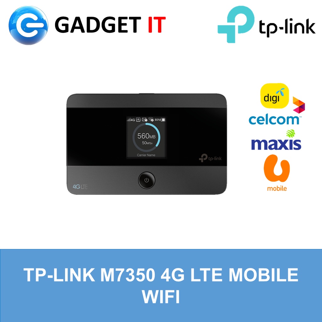 TP-LINK M7000 4G LTE PORTABLE MOBILE WIFI WIRELESS 4G LTE MIFI ...