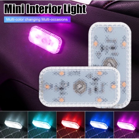 Mini Multifuntion Led Touch Light Wireless Car Interior Lamp USB High ...