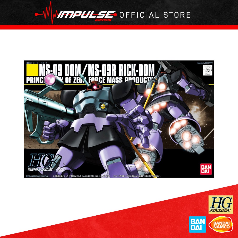 Bandai HGUC 1/144 Dom / Rick-Dom (5055877) / HG | Shopee Malaysia