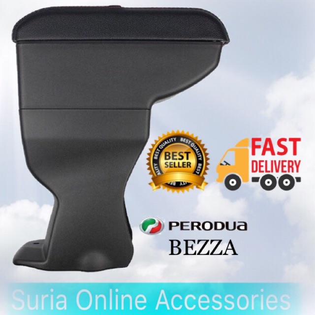 Perodua Bezza High Quality Console Box Armrest | Multiple Compartment ...