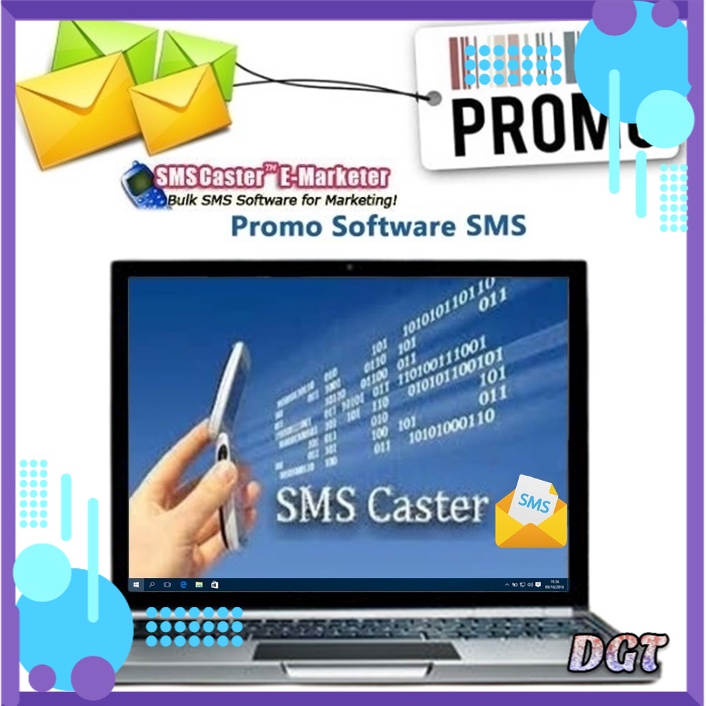 Software SMS Caster Bulk Messaging Send SMS Unlimited 100% Work Life ...