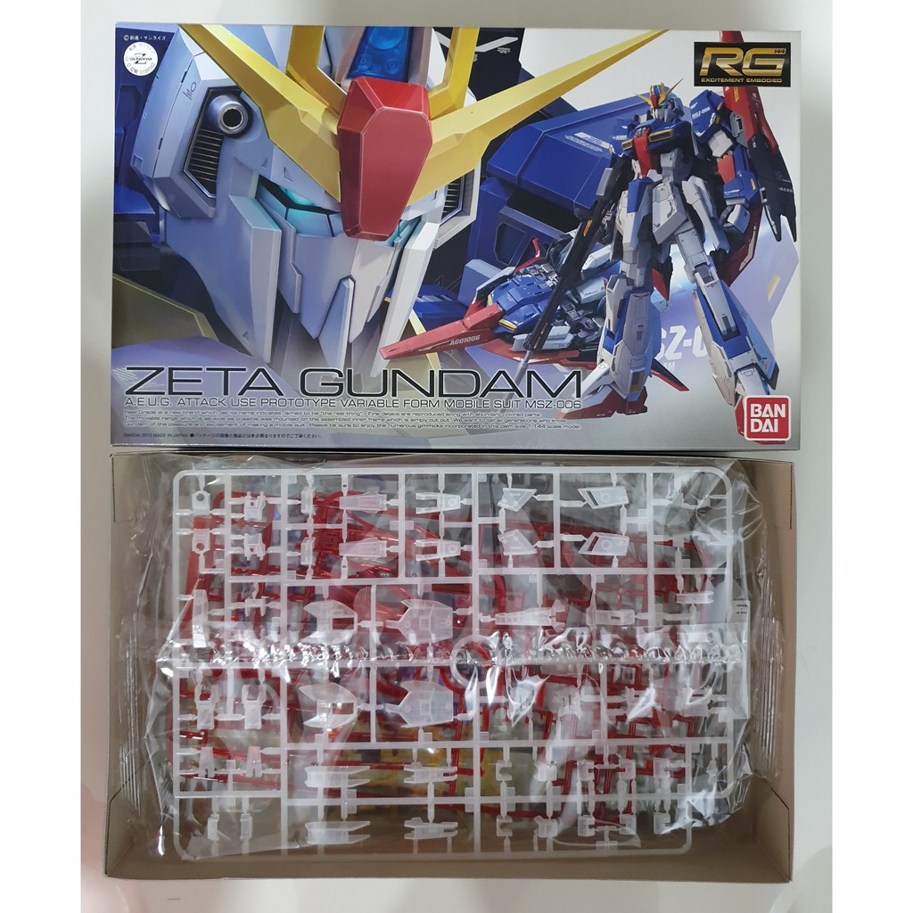 BANDAI RG 1/144 ZETA CLEAR COLOR VER (EXPO LIMITED) | Shopee Malaysia