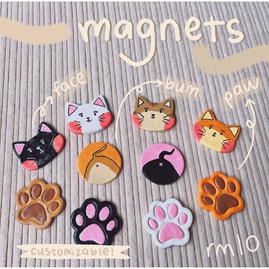 Paw-Fect Magnet (Fridge Magnet / Magnet Decoration) | Shopee Malaysia