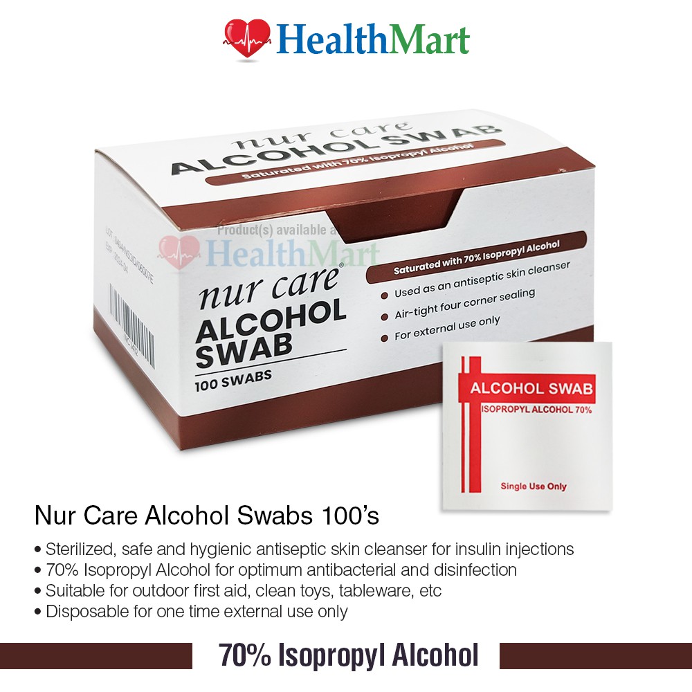 Alcohol Swabs 100's (Ready Stock) | Shopee Malaysia