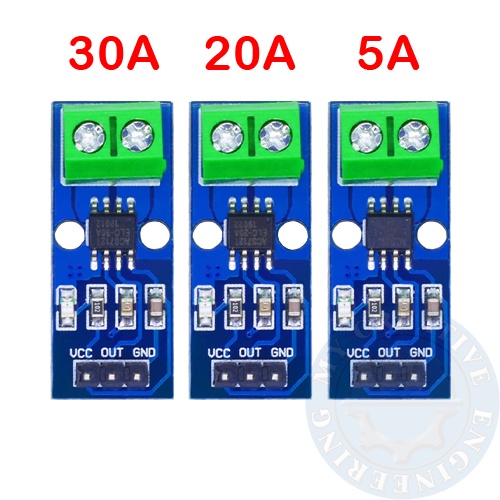 ACS712 5A 20A 30A Range Hall Current Sensor Module ACS712 Module For ...