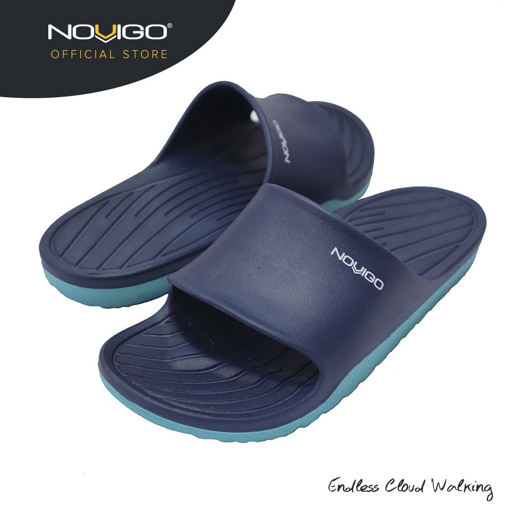 Novigo Toro Dual Density Unisex Sandal - Oxford Blue/Teal Green | Shopee Malaysia