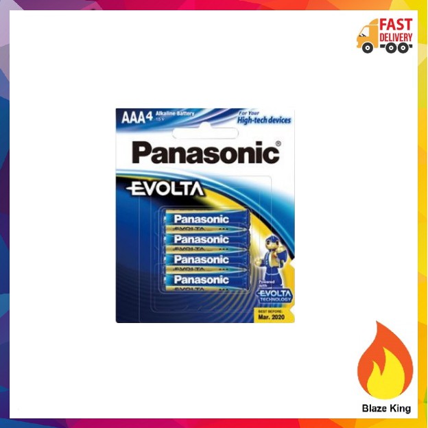 Panasonic Evolta Premium Alkaline Battery LR03EG/4B1F AAA (4PCS) | Shopee Malaysia