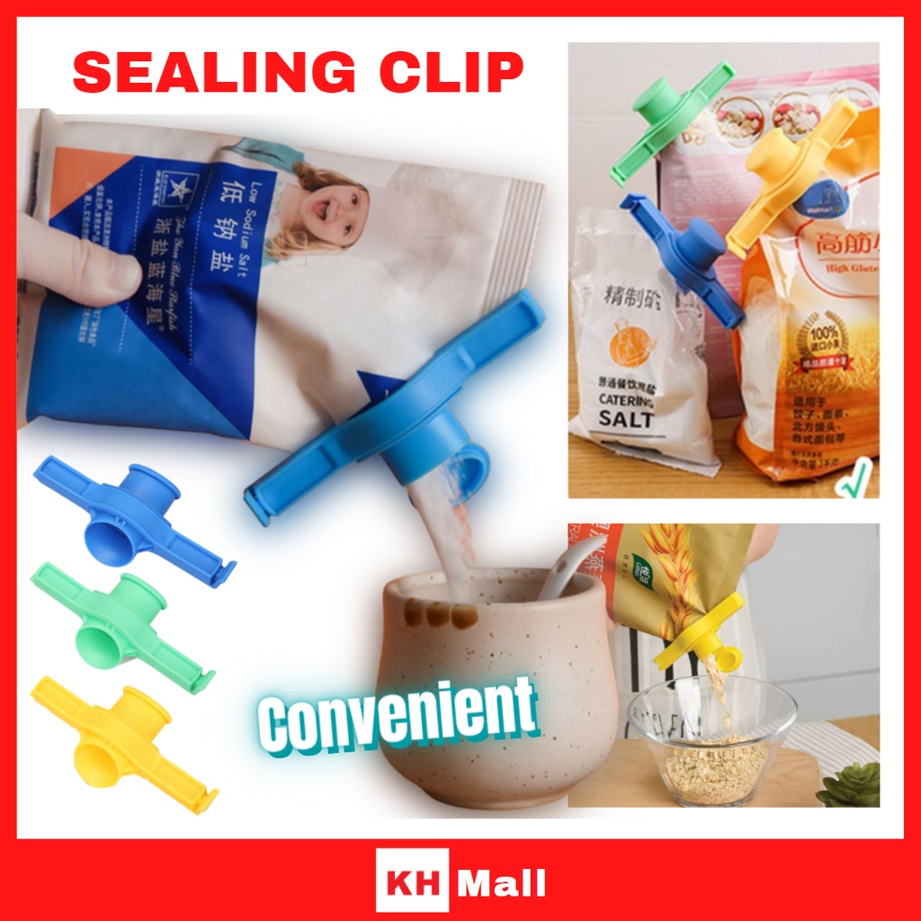 [Ready Stock] Food Sealing Clip with Lid Multi Function Food Clip ...