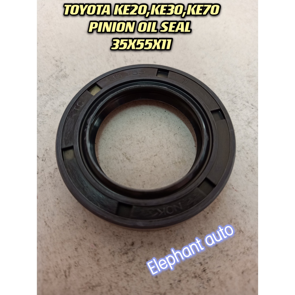 TOYOTA KE20,KE30,KE70 PINION OIL SEAL 35X55X11 | Shopee Malaysia