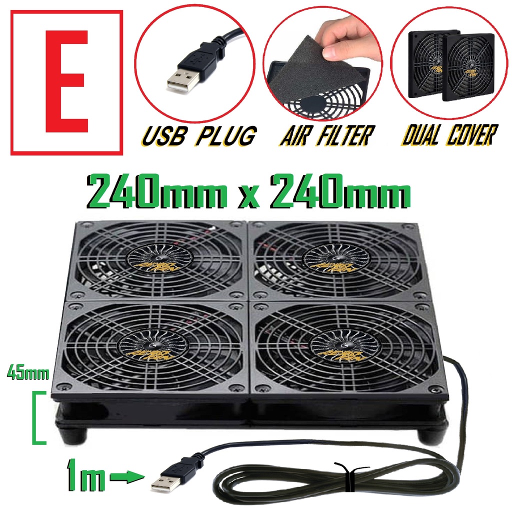 AeroFan Router Fan 2000RPM Japan Powerful WiFi Router Cooling Fan Modem ...