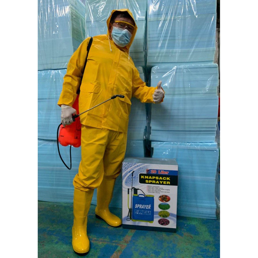 PREMIUM QUALITY YELLOW HEAVY DUTY RAINCOAT REUSABLE RAIN COAT RAINSUIT ...