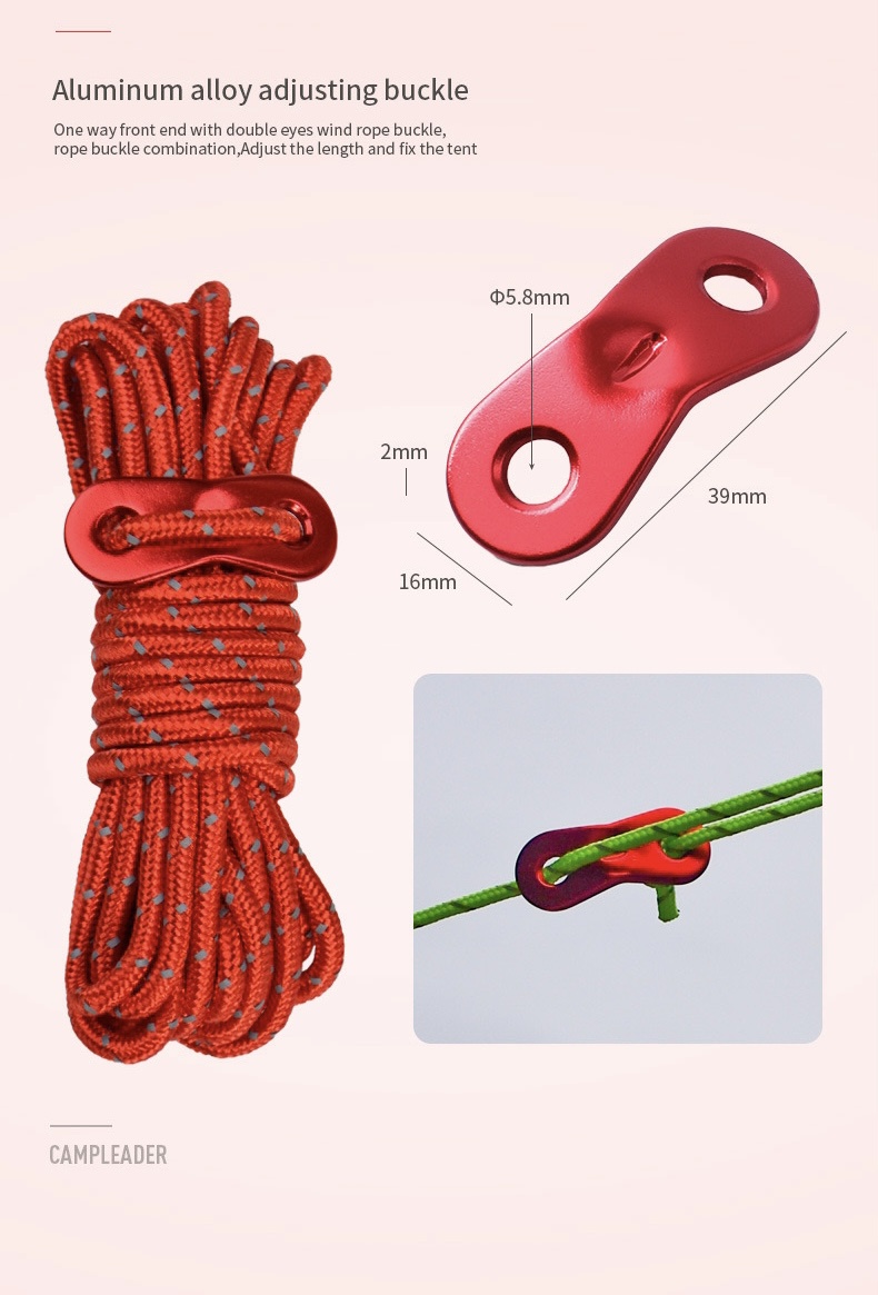 [NEW] 4mm Thick Reflective Rope 3.5Meter Paracord Rope Camping Tent ...