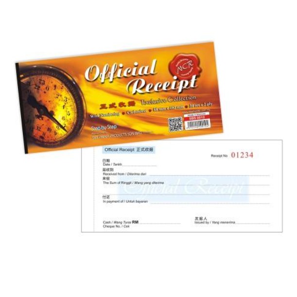 NCR Official Receipt/Resit Rasmi(READYSTOCK) | Shopee Malaysia