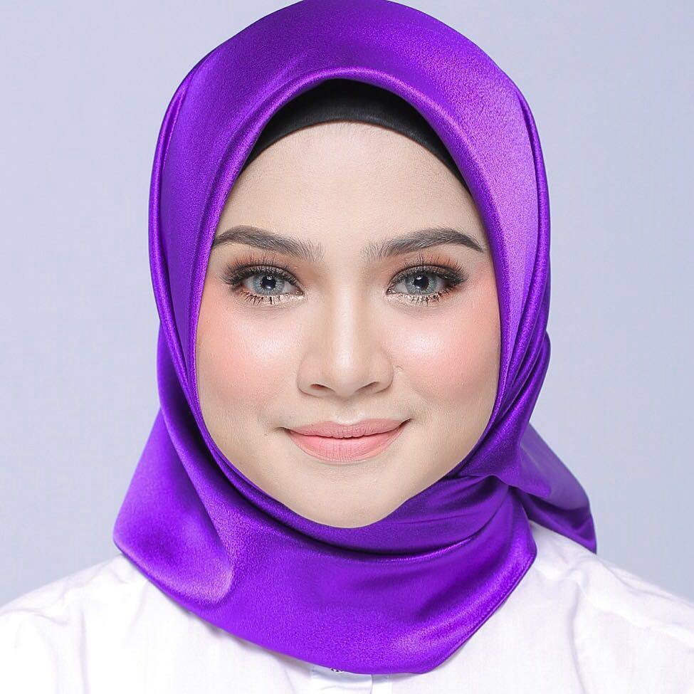 Satin Plain Tudung Bawal Malaysia Muslim Scarf Female Hijab Bidang ...