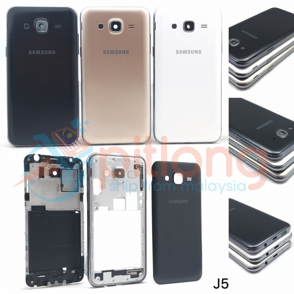 SAMSUNG J5 2015 J500 J5 2016 J510 Full Set Housing Replacement ( No ...