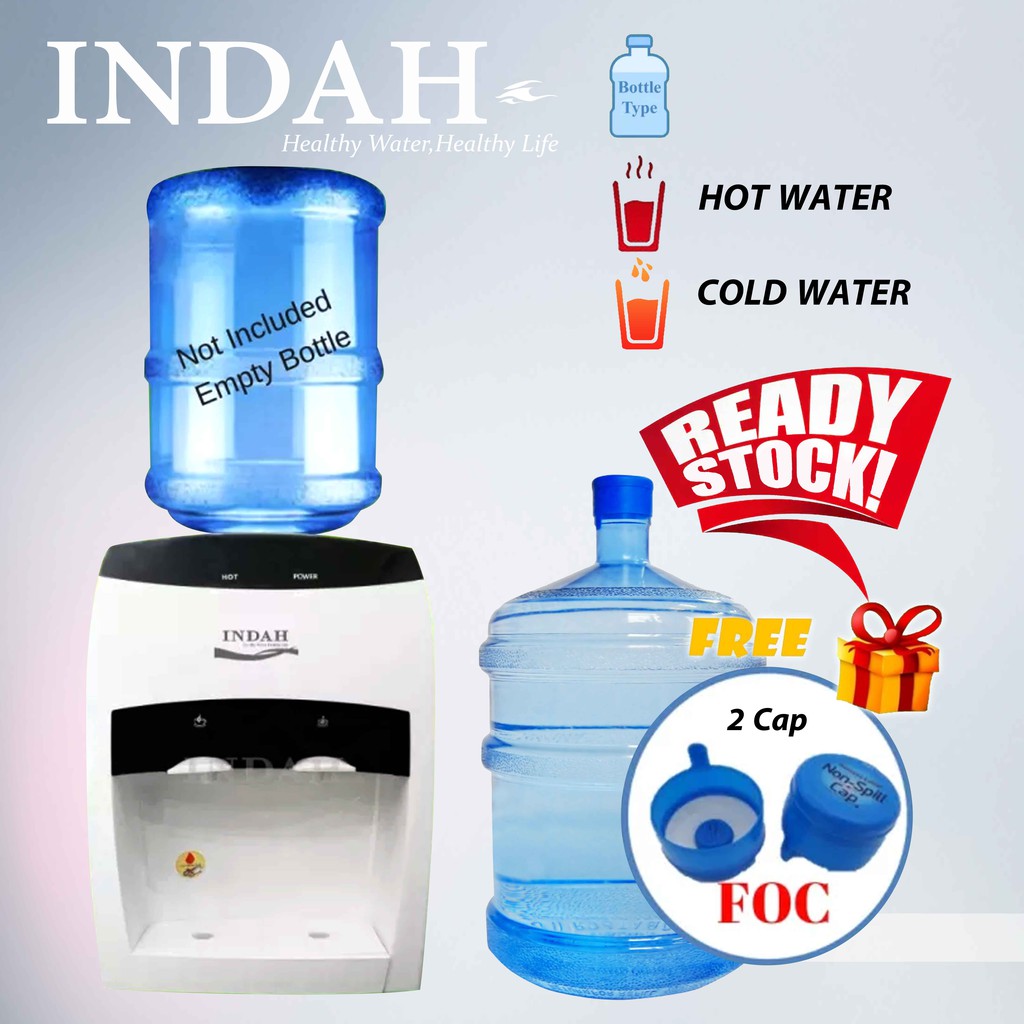 🇲🇾 Ready Stock 💕INDAH Water Dispenser Bottle Type Hot & Cold Water ...