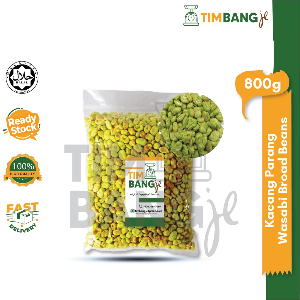 Kacang Parang | Bulk Pack Kacang Wasabi 200g | 400g | 800g | Shopee ...