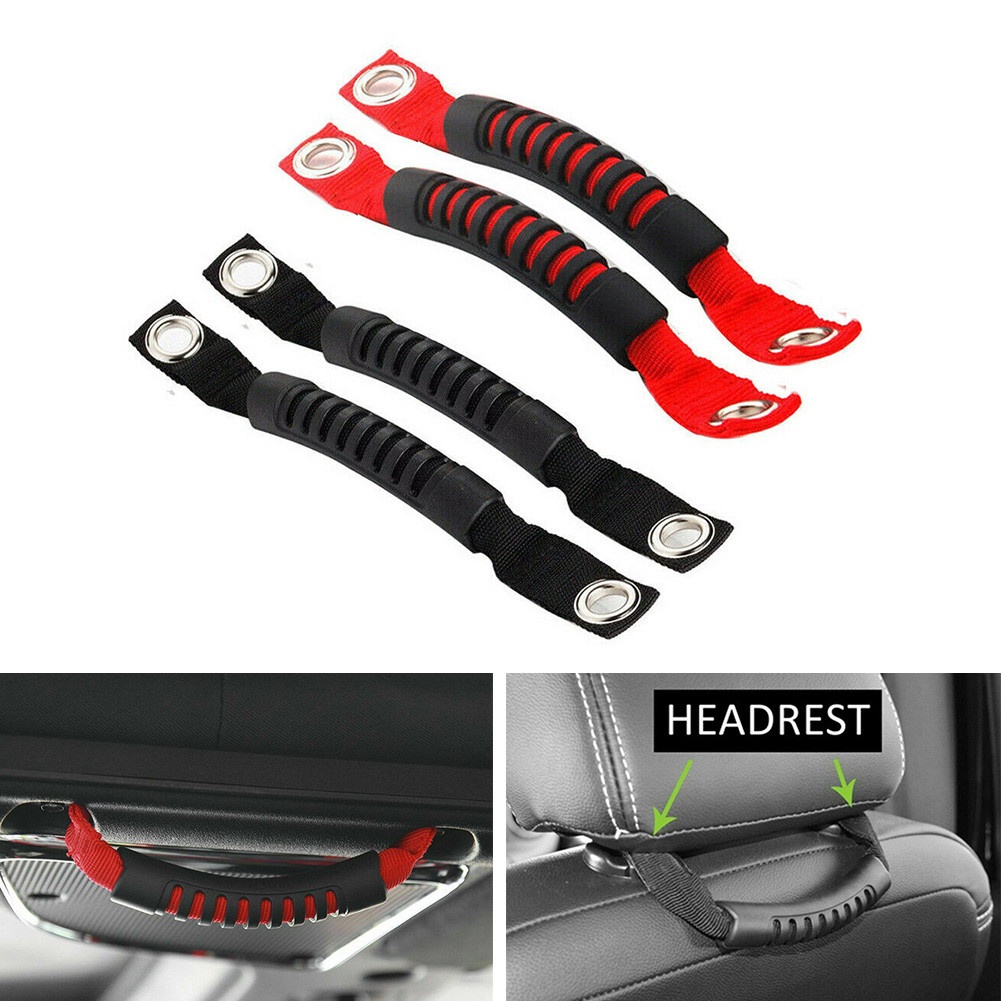 2pcs Door Handle Rear Seat Handle Backrest Back Headrest Grab Handle ...