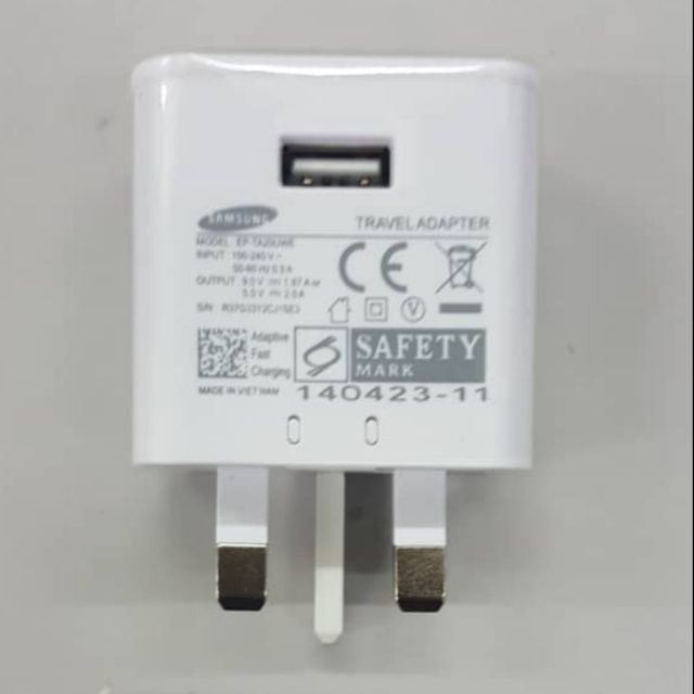 Samsung Note 4 Travel Adaptor (2A) (white) | Shopee Malaysia