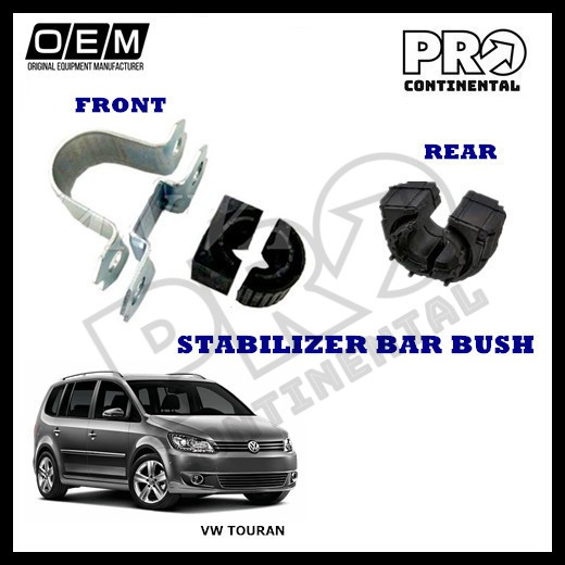 OEM GERMANY VOLKSWAGEN TOURAN FRONT REAR STABILIZER ANTIROLL SWAY BAR ...