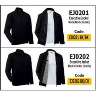 EXECUTIVE JACKET EJ0201 BLACK 65% POLYESTER/35% VISCOSE CEO UNIFORM ...