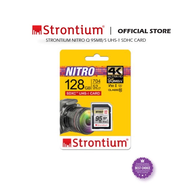 【READY STOCK】Strontium Nitro Q 95MB/s UHS-1 SDHC Card (128GB) | Shopee ...